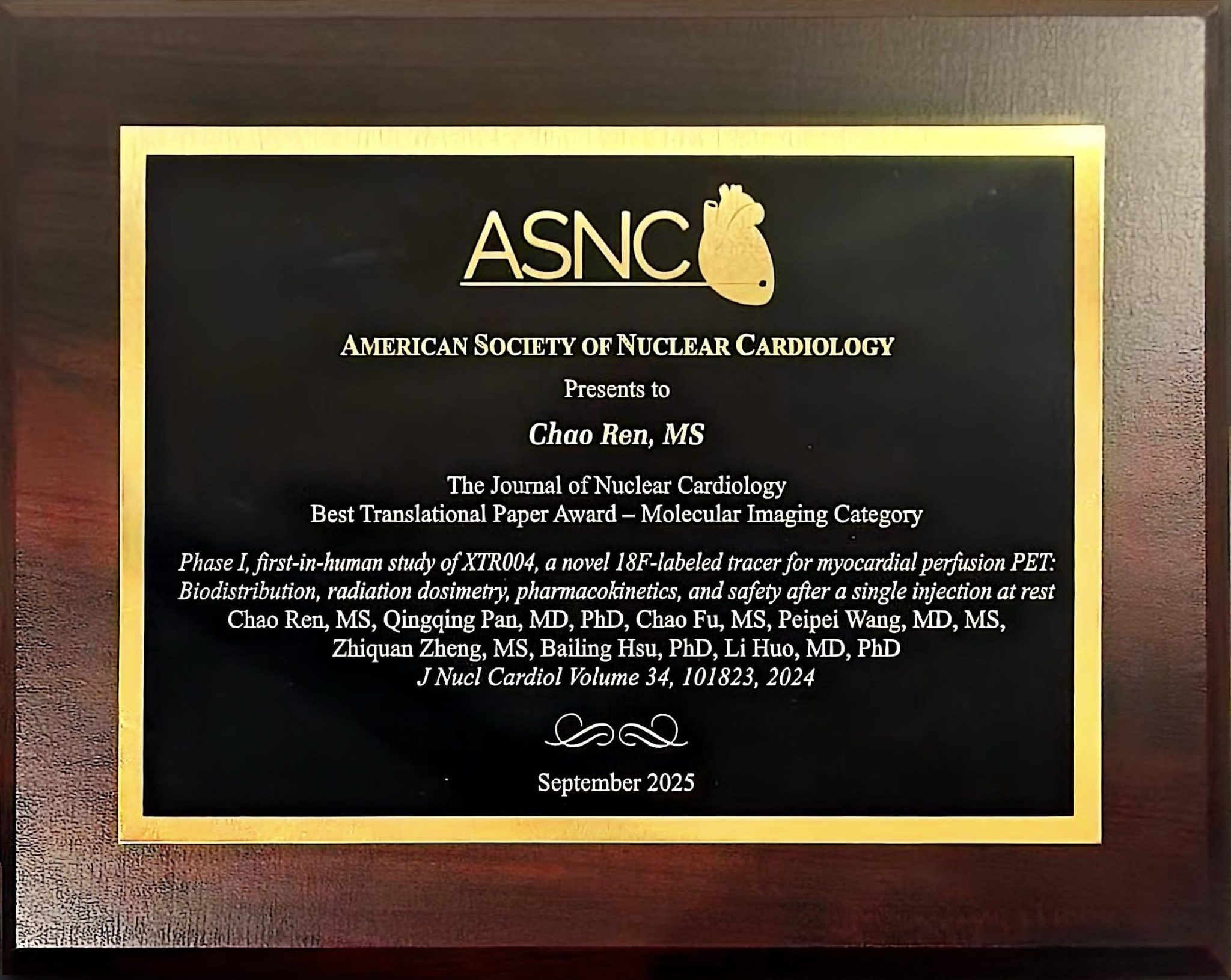 ASNC 2025 | Domestically Developed Innovative Radiopharmaceutical Wins ...
